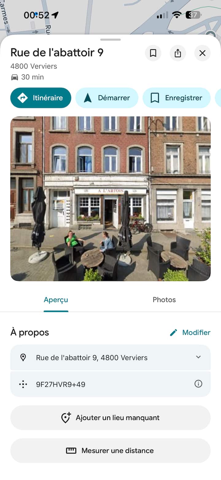 Petit Appartement Cosy Sens Extérieur - Verviers