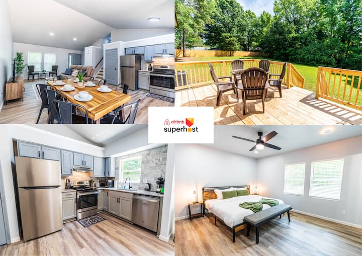 4 Bed 2.5ba | Sleeps 8 | Near Uncc, Noda & Uptown - Cotswold - Charlotte