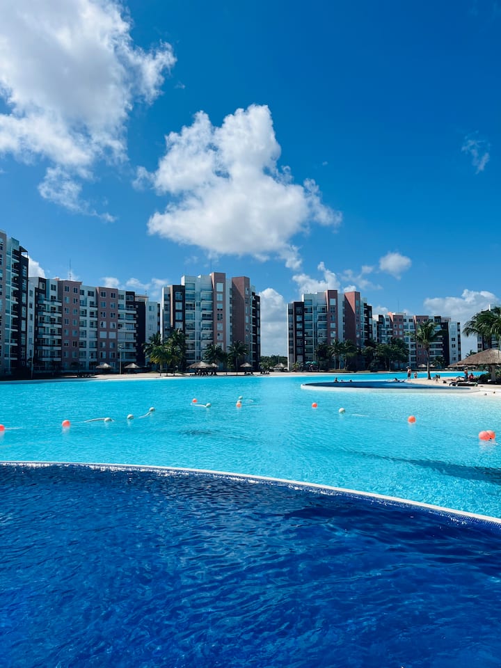 Elim-apartamento De Descanso C/ Vista A La Laguna - Cancún