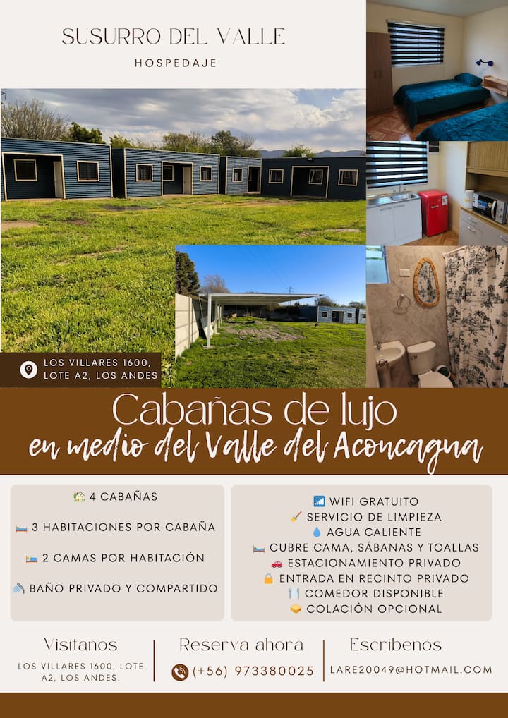 4 Cabañas En Susurro Del Valle: - San Felipe, Chile