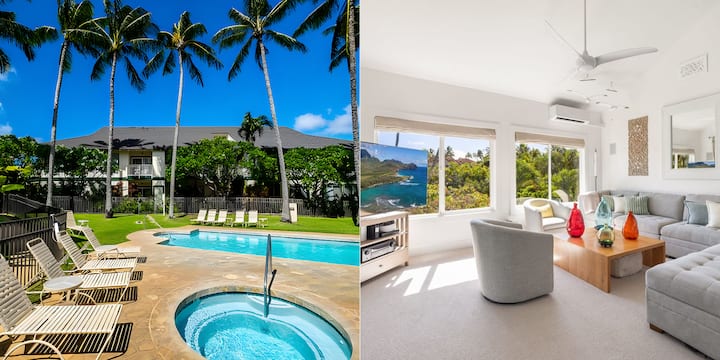 Poipu Kai - 6br Villas, Pool - Sleeps 16 - Kauai, HI