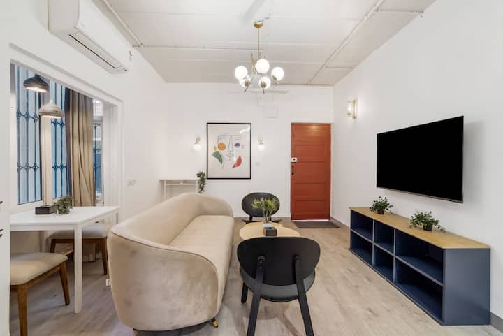 Vera | Modern 1.5bhk W/ Kitchen + Fast Wi-fi - Mumbai