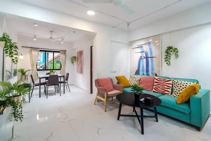 Bianca | Bandra 2bhk | Prime & 24/7 Support - Mumbai