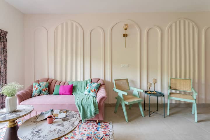 Pastel 1bhk W/pool & Gym | Candolim, North Goa - Goa