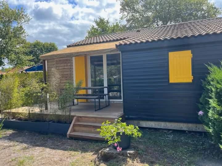 Sperbe Petit Chalet Au Bord Du Lac D'hourtin - Hourtin