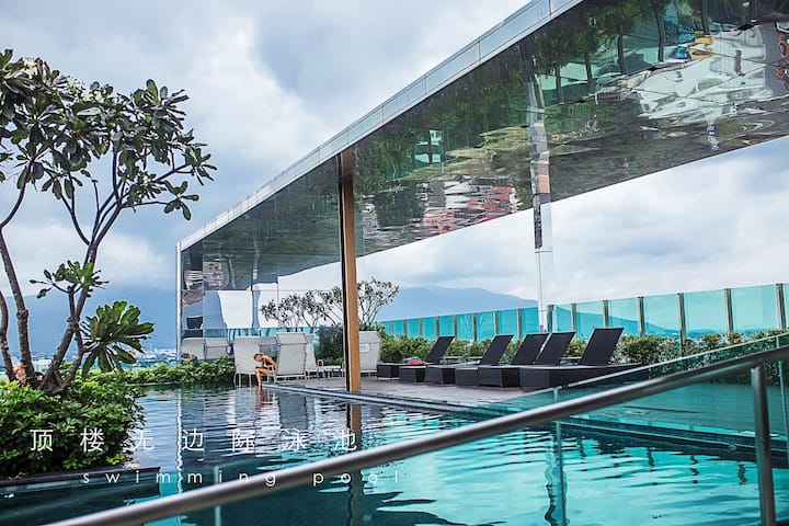 23-3)清迈市中心,古城边上两房一厅精品公寓带泳池健身房the Astra Condo - Chiang Mai