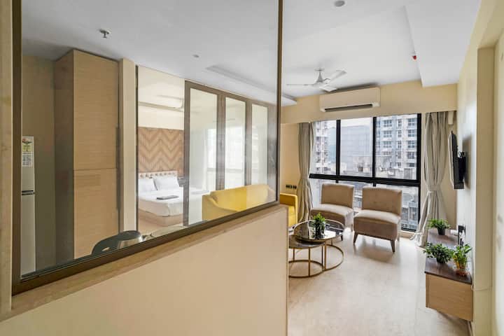 Tuscany | Stylish 1 Bhk In Prime Gated Bkc Spot - Aéroport de Mumbai Chhatrapati-Shivaji (BOM)