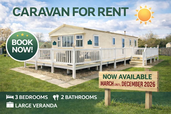 Home From Home Lovely 8 Berth Static Caravan! - Skegness