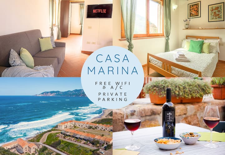 *[Casa Marina]* Sardaigne - Wifi-clim-parking - Gonnesa