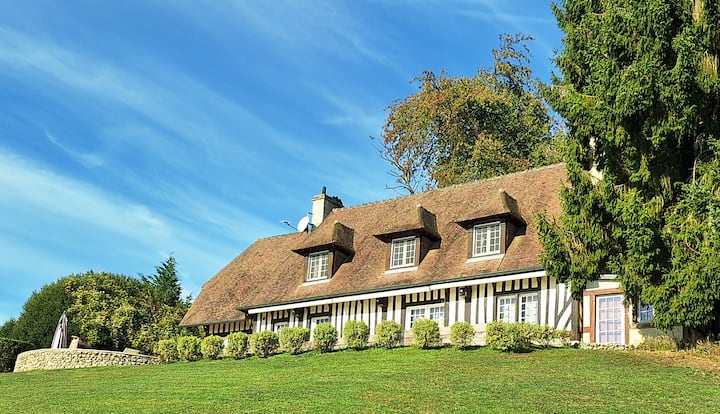 Grande Maison Normande Avec Piscine20mn Deauville - Normandy