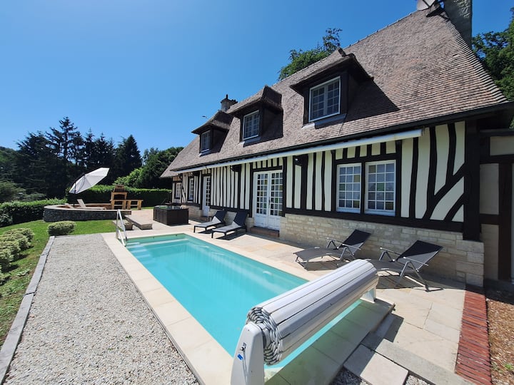 Grande Maison Normande Avec Piscine20mn Deauville - Pont-l'Évêque