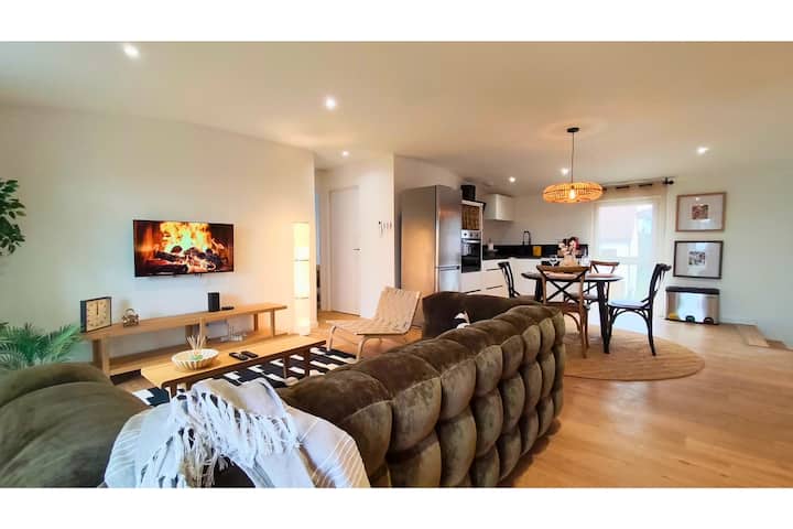 L'escapade - Design Cinéma & Calme Parking Gratuit - France