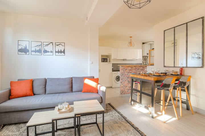 Appartement Entièrement éQuipé, Wifi, Proche Gare - Neuville-sur-Saône