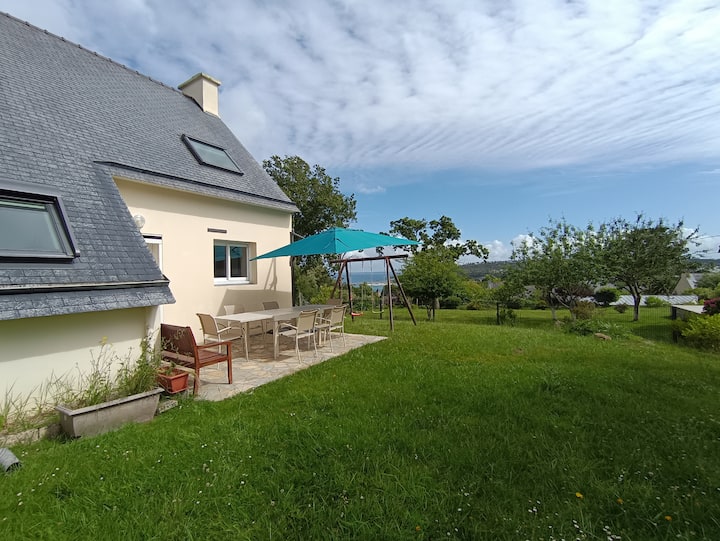 Villa Familiale Vue Mer - Hauteurs De Morgat - Morgat