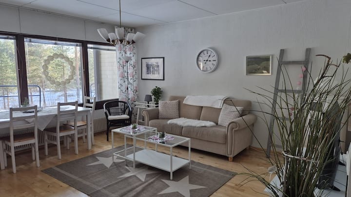 Saunallinen  Rivitalokaksio Kuhmon Keskustassa - Kuhmo