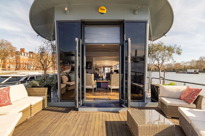 Thamesside Living 3 Bedroom Boathouse - 倫敦