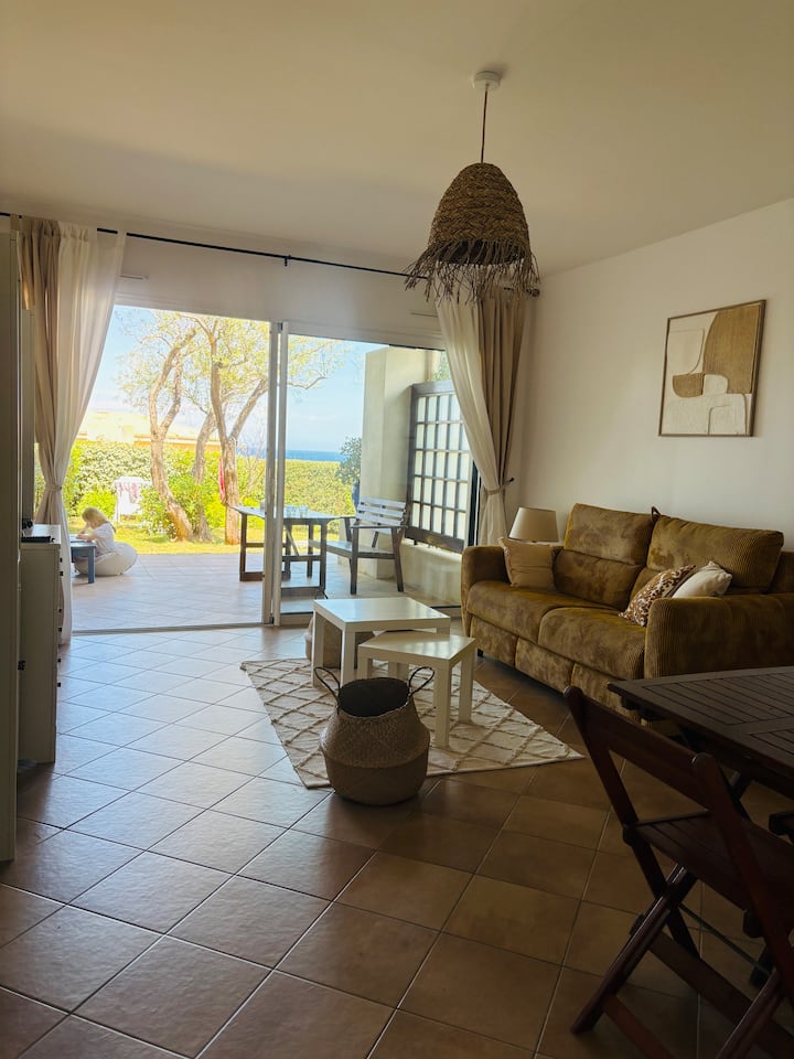 Maison Jardin 2min à Pied De La Plage Et Commerces - Plage d'Aregno - Algajola