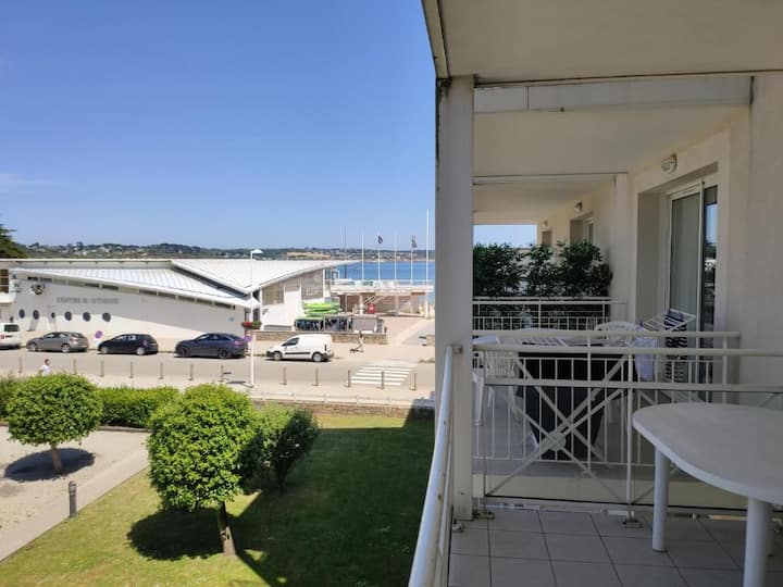 T2 Avec Piscine, Sauna, Parking Et Petite Vue Mer - Plougonvelin