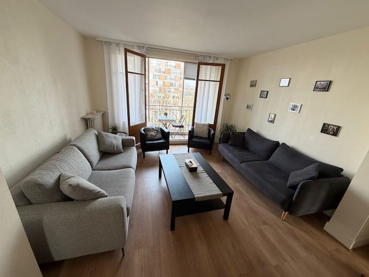 Appartement T3 Avec Balcon, Vue Dégagée - Ivry-sur-Seine