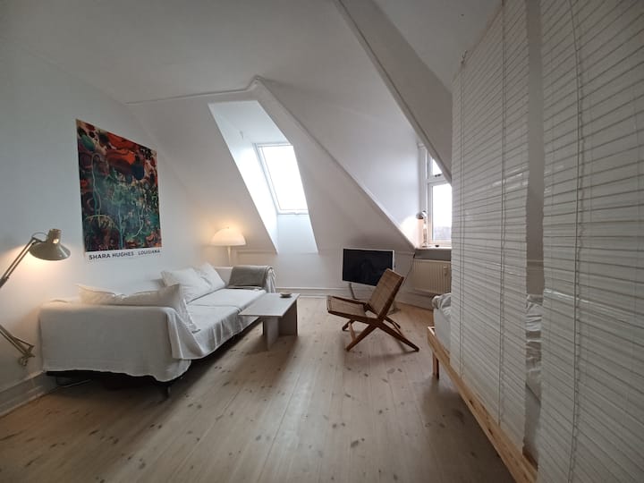 Central, Familievenlig Loftlejlighed - Copenhague