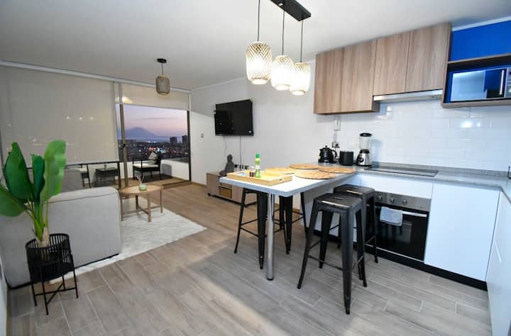 Moderno Depto. Piscina, Gym Y Parking. - Antofagasta, Chile