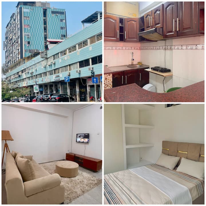 T1 Moderno Na Mutamba (Centro, Ac E Wi-fi) - Angola