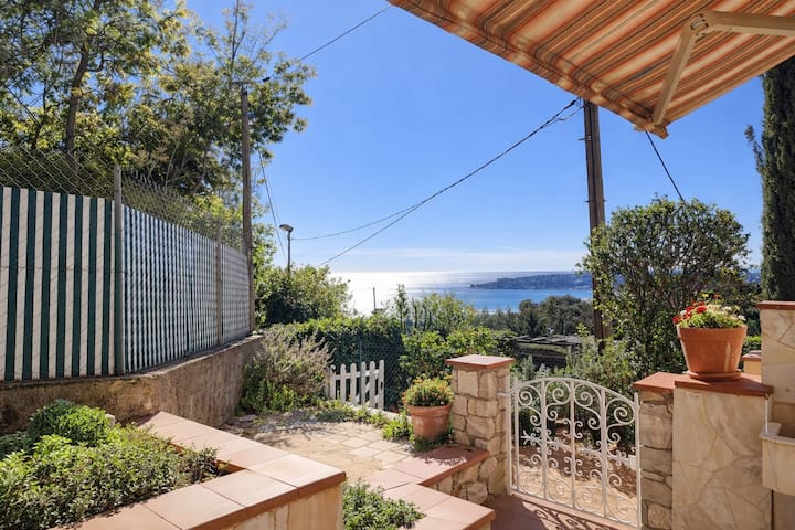 5 Mn Des Plages, Terrasse Vue Sur Mer, Appartement - 芒通