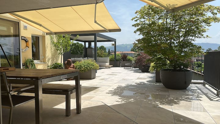 150m2 Attika Mit 90m2 Dachterrasse & Bergblick Zug - Kanton Zug