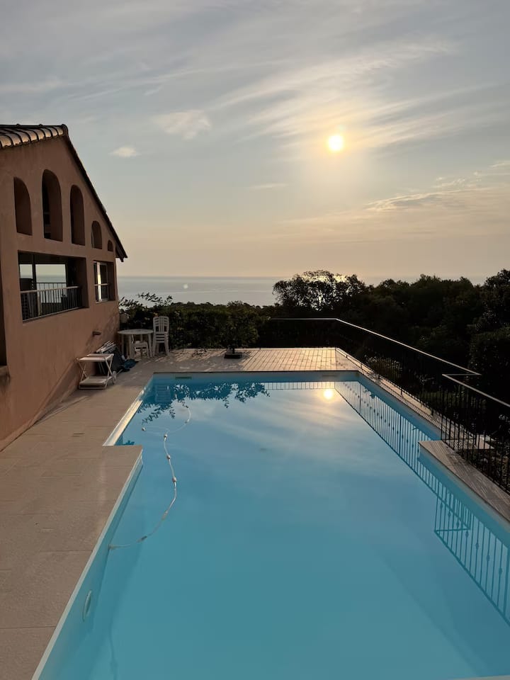 Villa Azzura, Piscine Privée Et Vue Mer - Corsica