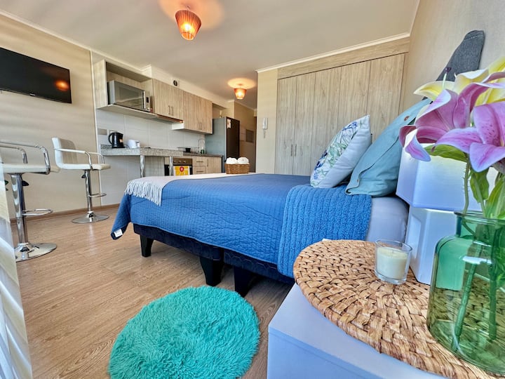 Hermoso+centro+piso 8+wifi+tv - Chile