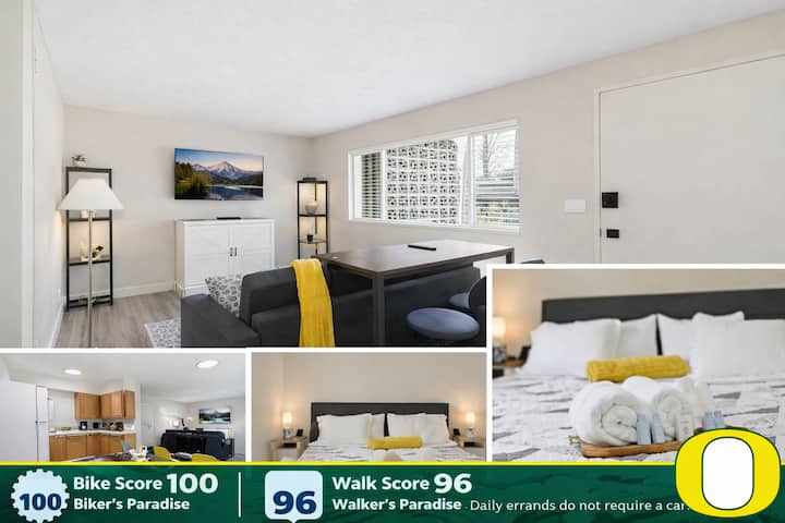 Uo•downtown (1/2 Mile)•west University•king Suite - Eugene, OR