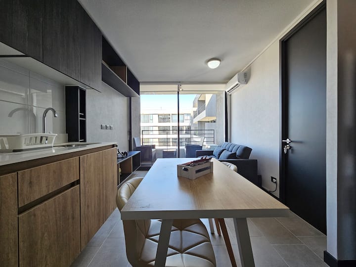 Nuevo Depto. Macul Wifi 940 A/c Café Tv Estac. Gym - Santiago