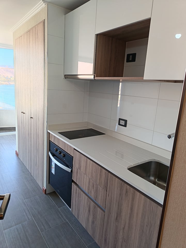Depto. Estudio Vista Al Mar Con Piscina - Alto Hospicio