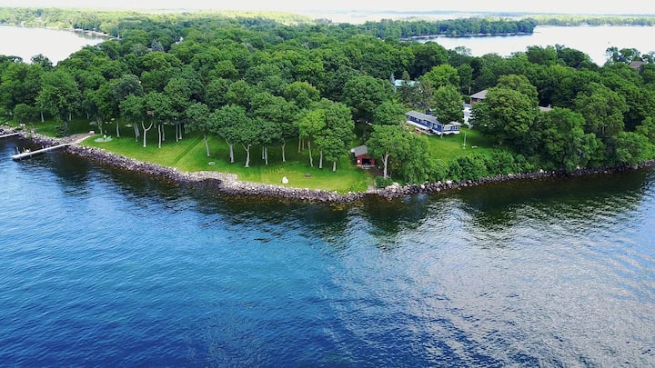 Great Log Cabin House On #1 Fishing Lake In Mn - Father Hennepin State Park, Isle