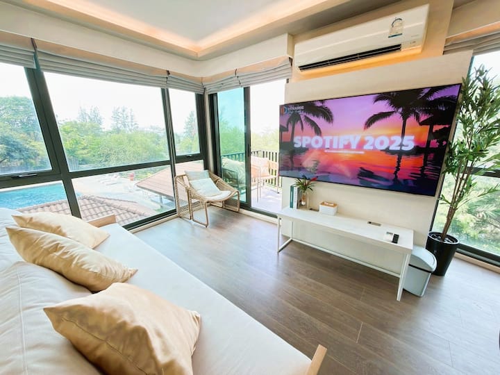 Beachfront Condo,2bed2bath 100sqm,freecleaning#053 - Pattaya City