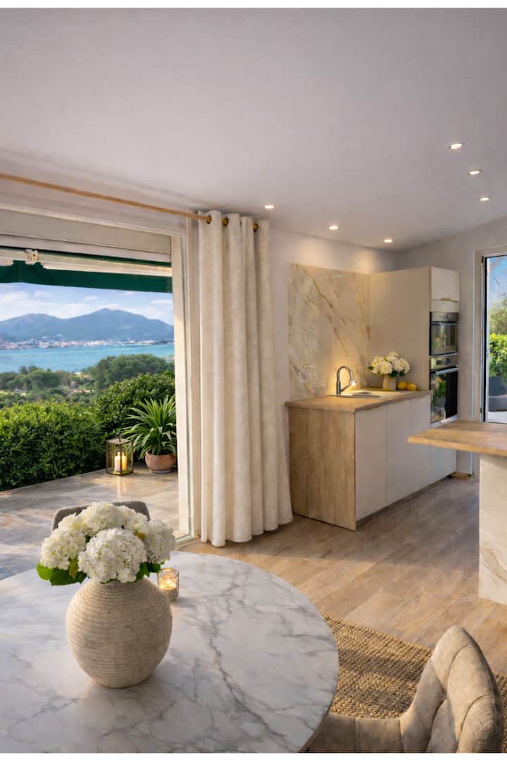 Charmante Petite Villa, Belle Vue Mer Avec Jardin - Ajaccio