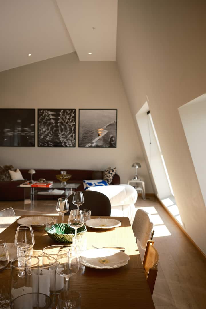 Moderne Toppleilighet På Grunerløkka Med Dartrom - Oslo