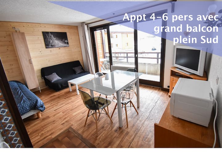 S34 Studio 4-6 P, 50m Du Télécabine Balcon, Wifi - Morzine