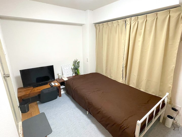 1部屋貸し切り/最大2名/天神まで15分/井尻駅徒歩6分/長期滞在歓迎！セルフチェックイン - Fukuoka