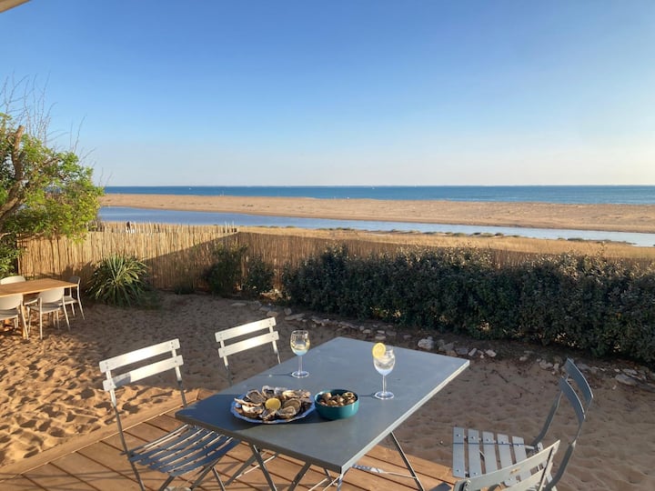 Maison Face à L'océan - Accès Direct Plage à Pied - La Faute-sur-Mer