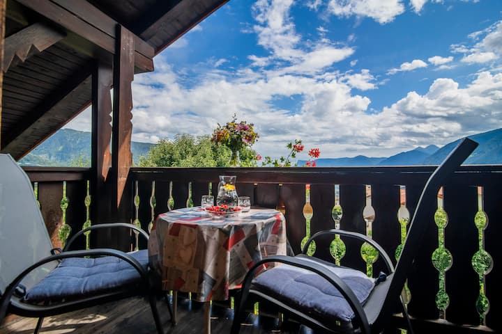 Helle Wohnung Mit Tollem Ausblick Am Bachguterhof - Tirol