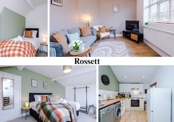 Rossett Classic 2br Retreat | 4 Bed | Parking - レクサム