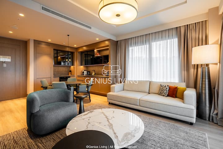 Apex | Vip Designed 2 Br Apartment | Pool+spa+gym - Sahil