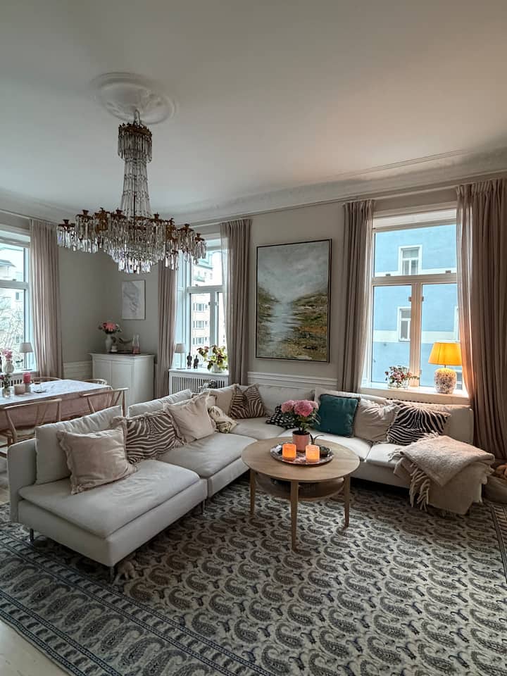 Cozy Large Cityapartment Near Cafés, Beach & Metro - Stockholm