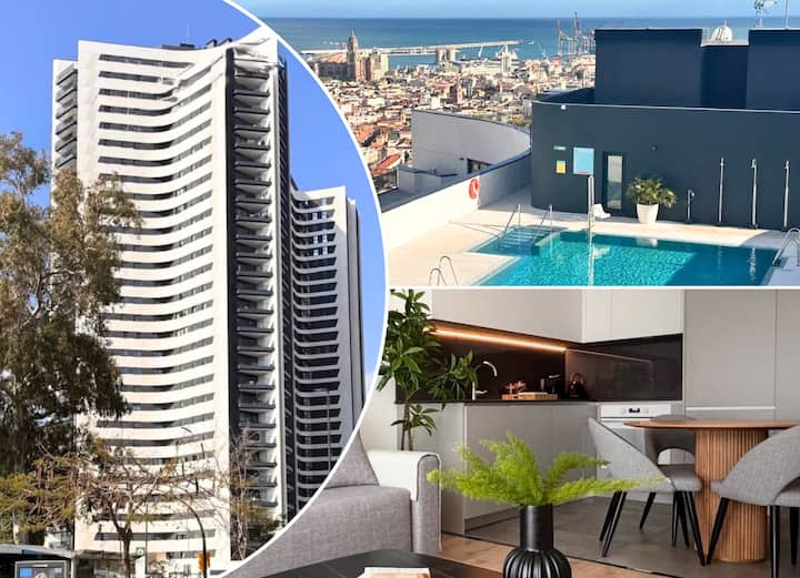 Malaga Skyline 26 With Parking And Pool - Málaga