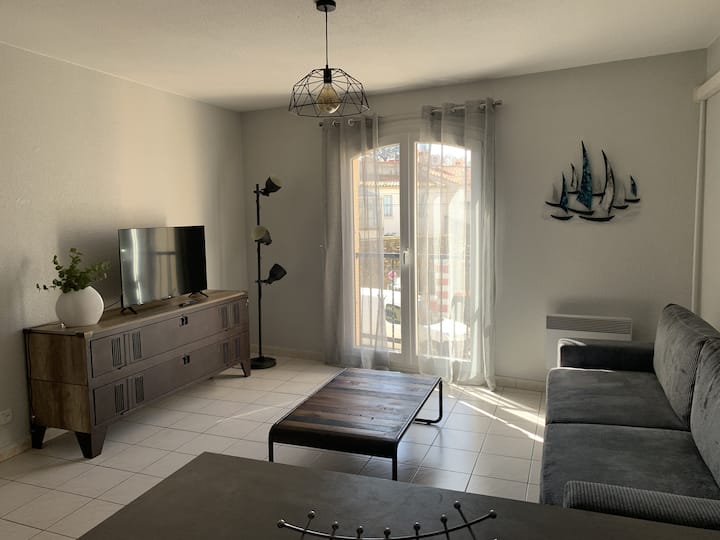 Agréable Appartement 4 Personnes  Mer Et Montagne - Argelès-sur-Mer