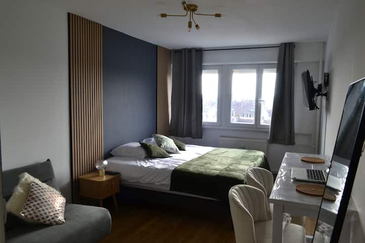 Panorama Zen – Appart. Lumineux | Centre Ville. - Chalon-sur-Saône