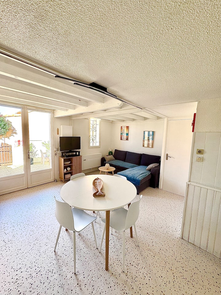 Maison T3 Terrasse, Plage & Commerces à Pied - La Franqui