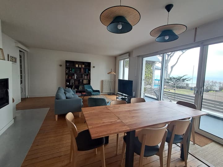 Maison Vue Mer Exceptionnelle Sur La Digue Du Val - Erquy