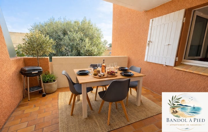 Tout à Pied- Appartement Au Calme Avec Terrasse - Bandol